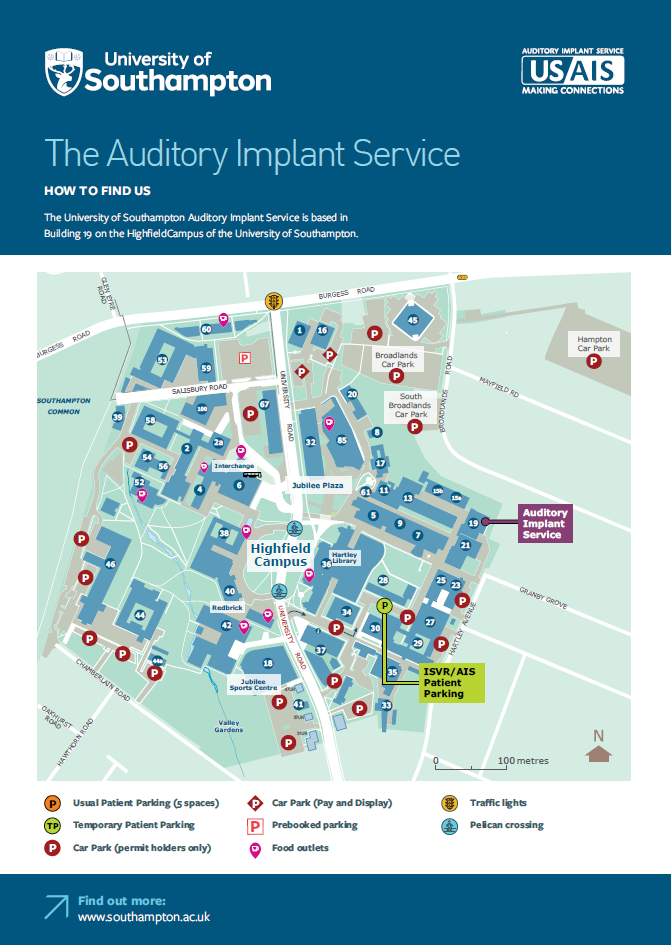 Travel to USAIS - Auditory Implant Service