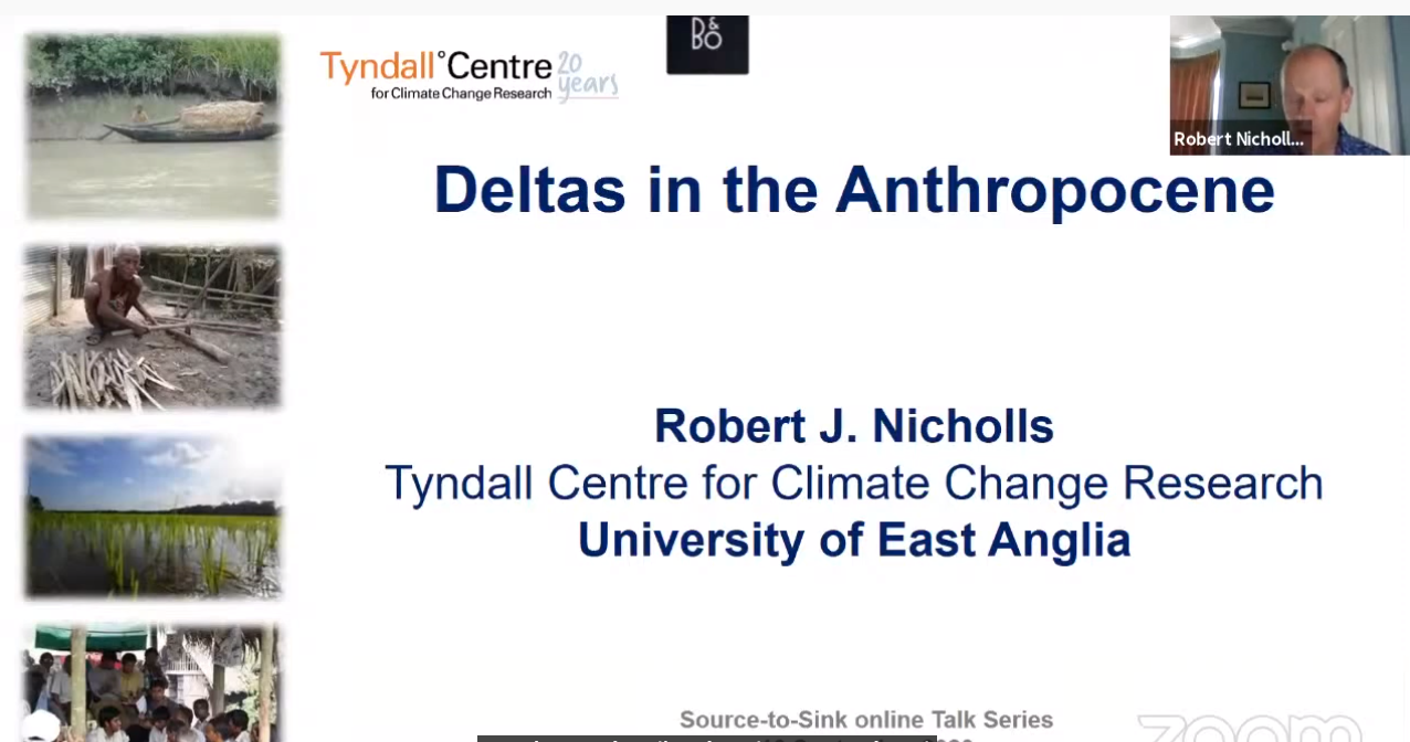 “Deltas in the Anthropocene” talk by Robert Nicholls