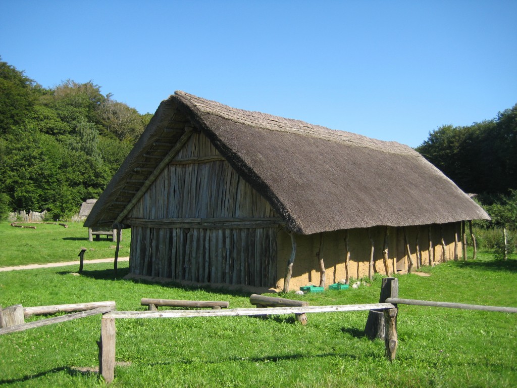 Who built the Neolithic European ditched enclosures?