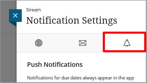 Blackboard – Profile and Notification Settings – eLearning Support and ...