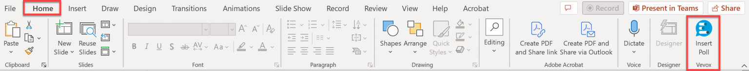 Vevox – Office 365 PowerPoint add-in – eLearning Support and Resources