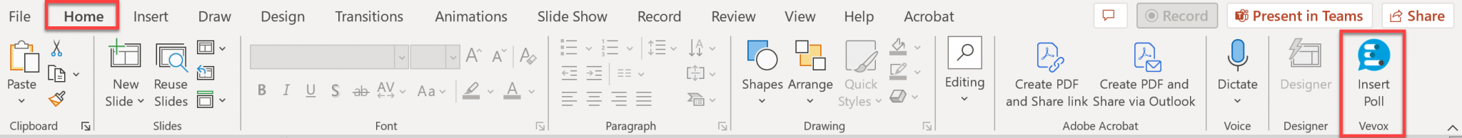 Vevox – Office 365 PowerPoint add-in – eLearning Support and Resources