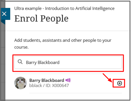 Blackboard Ultra – Student enrolment – eLearning Support and Resources