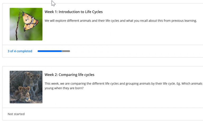 Blackboard Ultra – Progress Tracking – eLearning Support and Resources