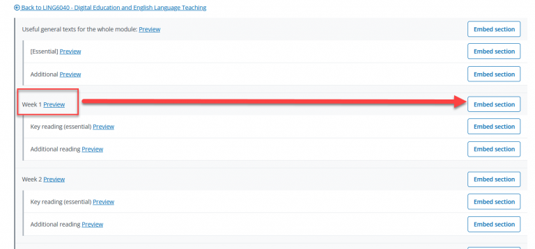 Blackboard Ultra – Adding a Talis Reading List to your Ultra Module – eLearning Support and ...