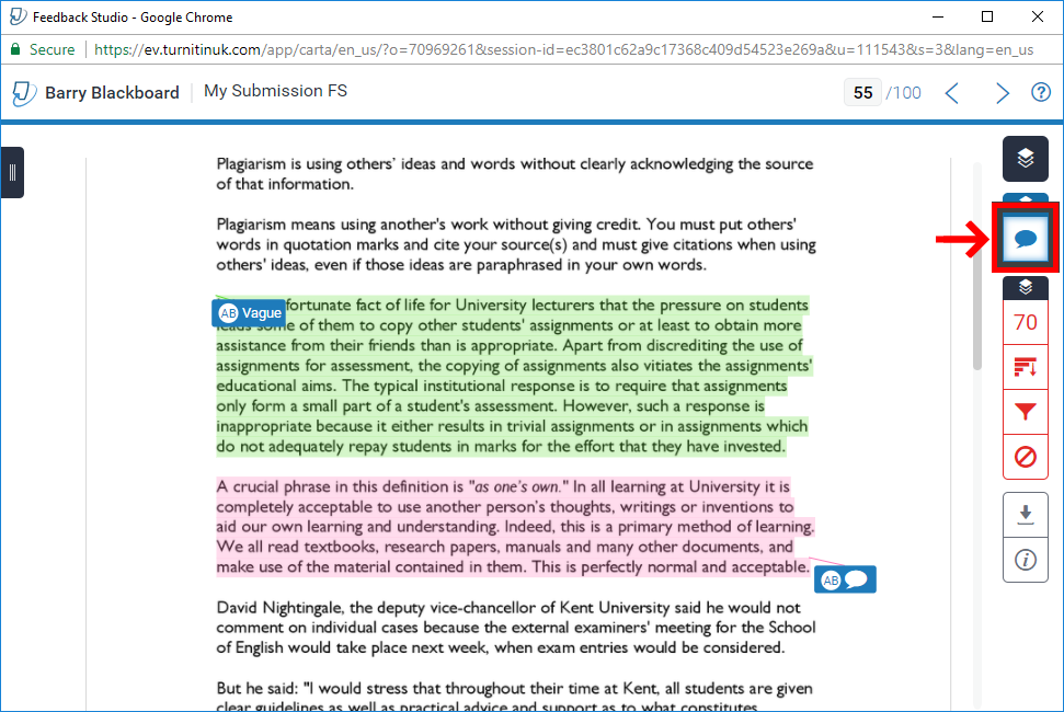 How to view your Turnitin submission status, Digital Receipt ...