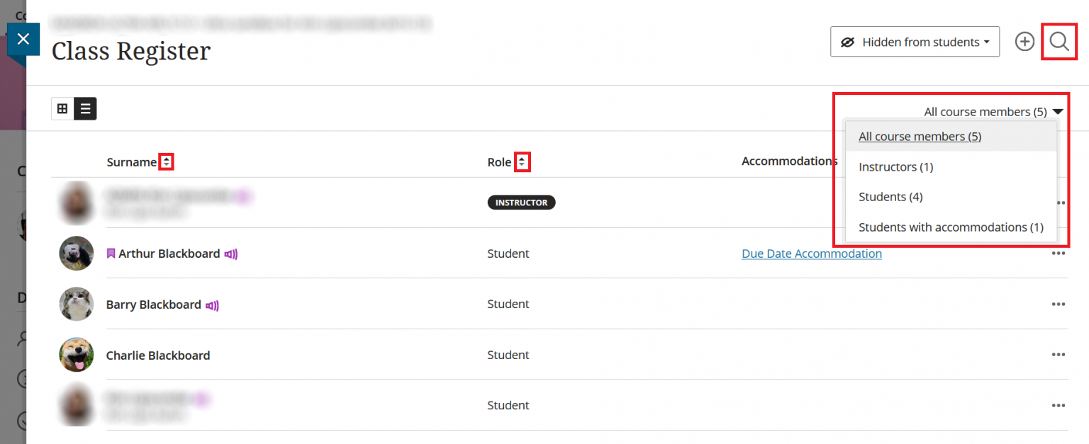 Blackboard Ultra – Overview of Student Information – eLearning Support ...