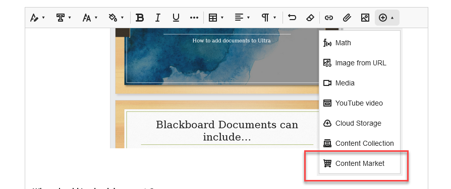 Blackboard Ultra – Creating Ultra Documents – eLearning Support and Resources