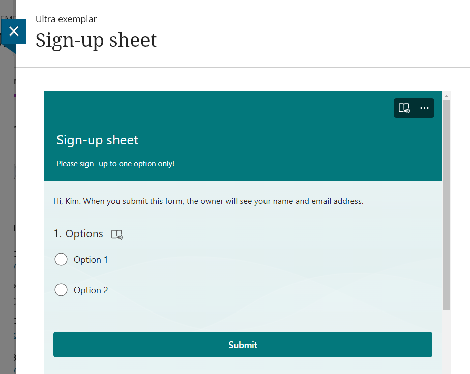 Blackboard Ultra – Create a sign-up sheet – eLearning Support and Resources
