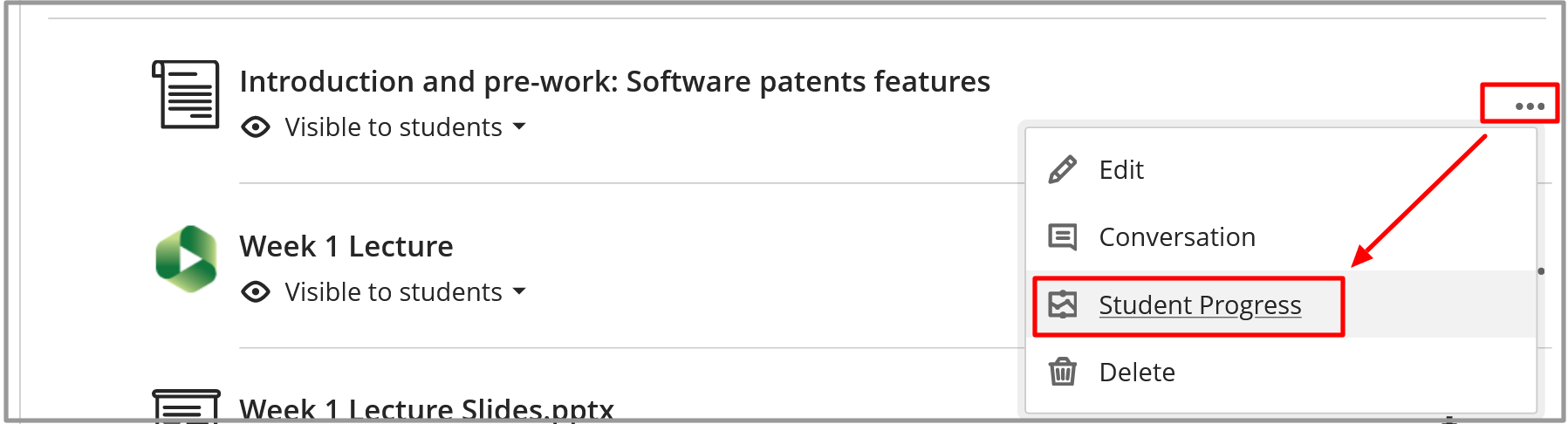 Blackboard Ultra – Progress Tracking – eLearning Support and Resources