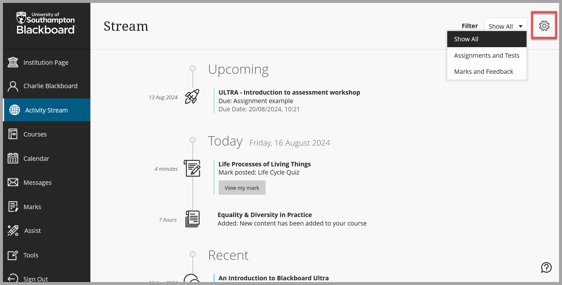 Blackboard – Getting Started for Students – eLearning Support and Resources