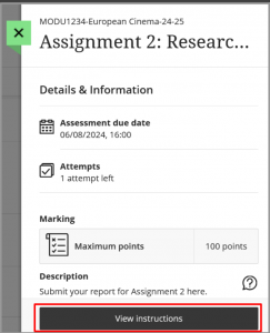 Blackboard Ultra – Create a Blackboard Assignment – eLearning Support and Resources