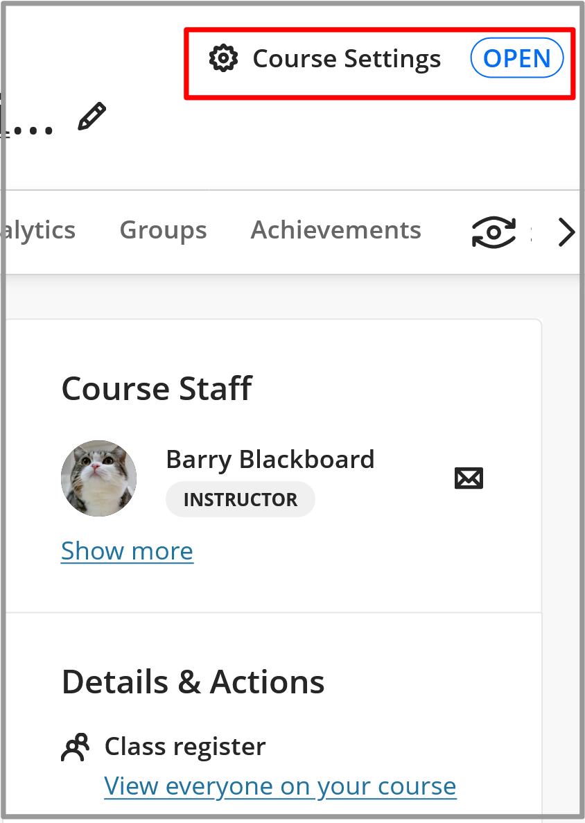 Blackboard – Quick Set Up 3 – eLearning Support and Resources
