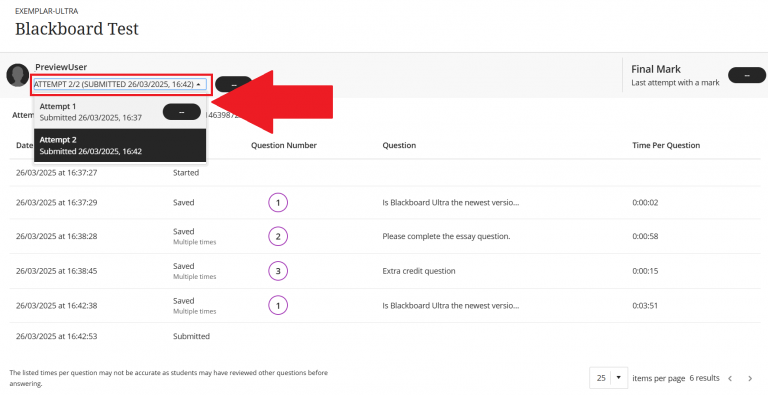 Blackboard Ultra – Getting started with Marking – eLearning Support and ...