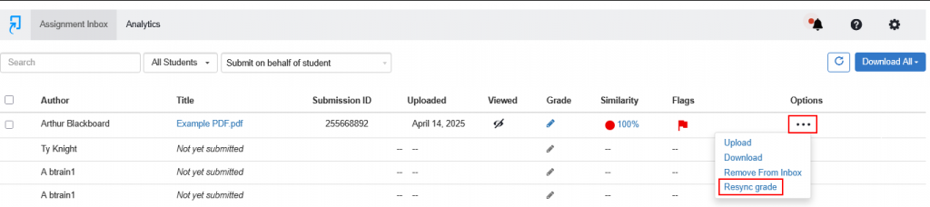Blackboard Ultra – Gradebook – eLearning Support and Resources