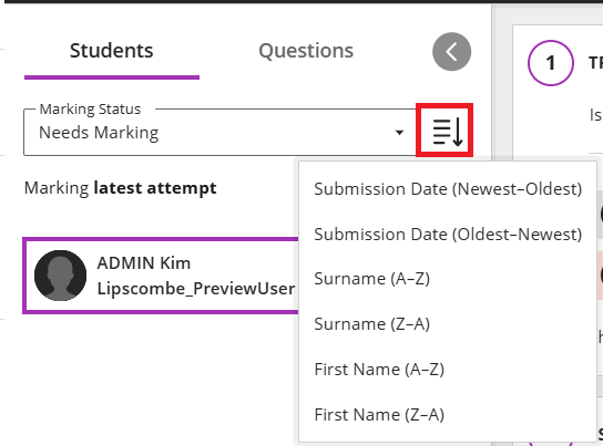 Blackboard Ultra – Marking Tests – eLearning Support and Resources