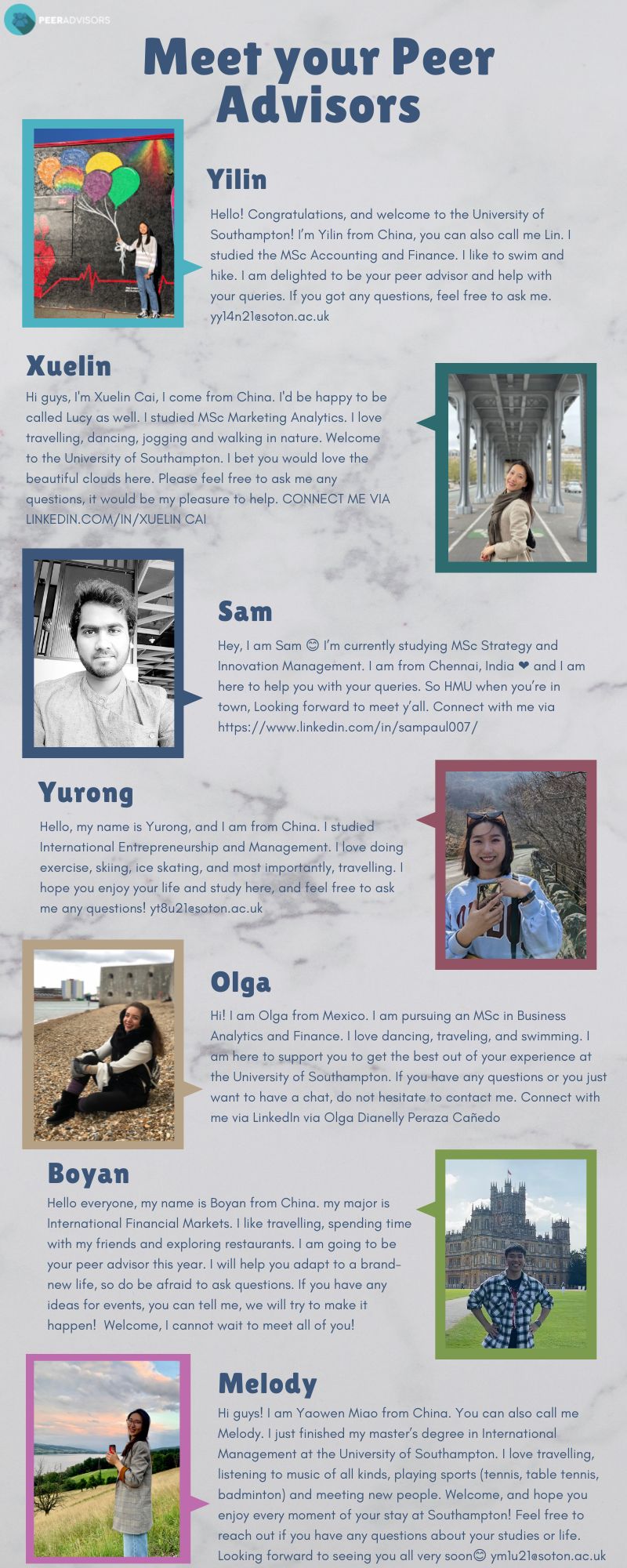 Postgraduate Peer Advisors | Any Other Business